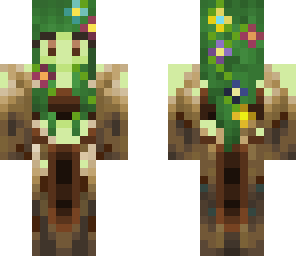 dryad girl skin | Minecraft Skins
