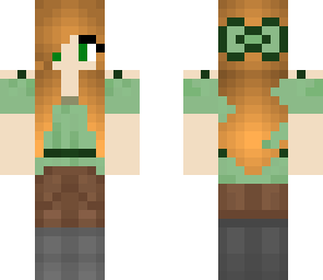 Long Hair Pretty Alex Skin | Minecraft Skin