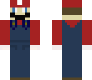 Smg4 mario | Minecraft Skin