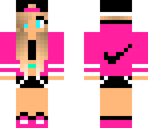 girl with belly piercing | Minecraft Skin