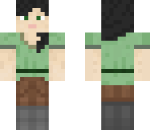 Alex Black Hair | Minecraft Skin