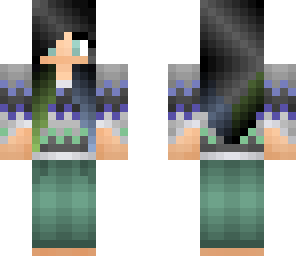 Strange winter corvus girl | Minecraft Skin