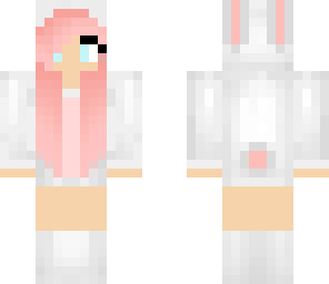 Cute Little Bunny Girl | Minecraft Skin