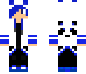 Blue Panda Guy | Minecraft Skin