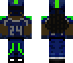 Marshawn Lynch NFL Seattle Seahawks | Minecraft Skin