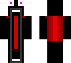 Angry enderman wearing cape | Minecraft Skin