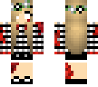 infected girl | Minecraft Skin