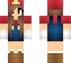 Girl Mario | Minecraft Skin
