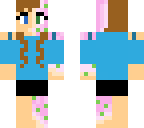 Infected Girl | Minecraft Skin
