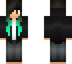 3 pixel arm Corvus girl | Minecraft Skin