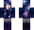 Galaxy girl | Minecraft Skin