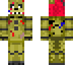 Unmasked Springtrap | Minecraft Skin