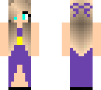 LSU fan Girl | Minecraft Skin