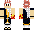 Natsu Dragneel Minecraft Skins _ Natsu Dragneel Texture – GXRAJM