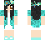 Blue Cute Girl | Minecraft Skin