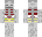 Minecraft Skeleton With Organs | Minecraft Skin