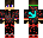redstone man remade | Minecraft Skin