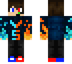 water vs fire | Minecraft Skin