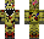 SpringTrap Mouth Open | Minecraft Skin