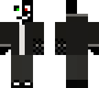 half white half black | Minecraft Skin