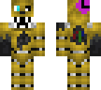 Withered Fredbear | Minecraft Skin