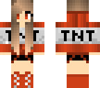 tnt girl | Minecraft Skin