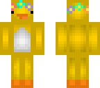 Duck with Flower crown | Minecraft Skin