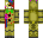 Withered SpringBonnie w Purple Guy SPRINGLOCKED | Minecraft Skin