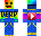 Derpy Rainbow Slime Mark II | Minecraft Skin