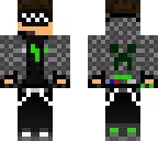 Version II of Razer Incorporated Gamer Skin | Minecraft Skin