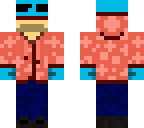Zackasaurus in a suit | Minecraft Skin