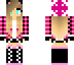 Pink Gamer Girl | Minecraft Skin