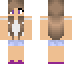 Bikini Girl with Removable Clothing | Minecraft Skin