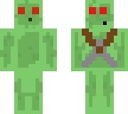 ninja four face slime | Minecraft Skin