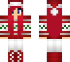 Santa Girl Skin | Minecraft Skin