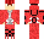 Groudon man | Minecraft Skin