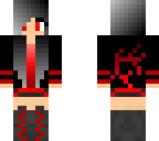 Female Shadow The Hedgehog | Minecraft Skin