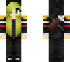 Hooded Huahwi Girl Alex Model | Minecraft Skin