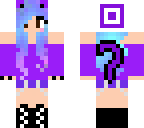 cute purple girl | Minecraft Skins