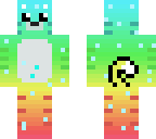 Edited rainbow cat skin not stolen | Minecraft Skin