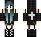 gothic girl skin | Minecraft Skin
