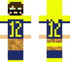 Aaron Rodgers Throwback uniform | Minecraft Skin