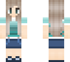 Cute Blue Girl | Minecraft Skin