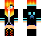fire water girl | Minecraft Skin