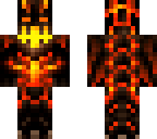 A cool Lava Monster | Minecraft Skin