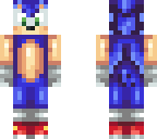 sanic the hedgehog | Minecraft Skins