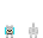 Cute baby blue dog | Minecraft Skin
