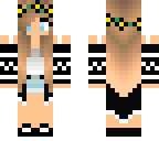 Cute Fall Girl Blue Eyes | Minecraft Skin