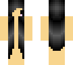 long black hair | Minecraft Skin
