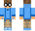 Baby blue nerd | Minecraft Skin